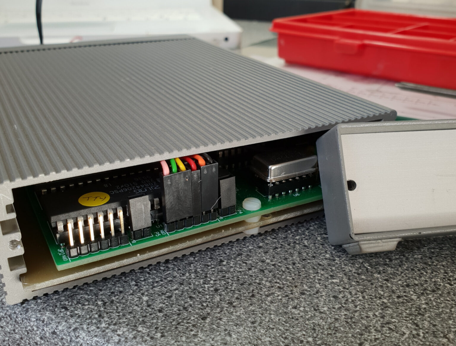 Z80 SBC using Tom Szolyga's SBC-Z80 Board - GlassTTY