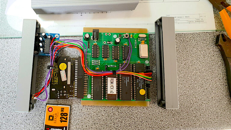 Z80 SBC using Tom Szolyga's SBC-Z80 Board - GlassTTY