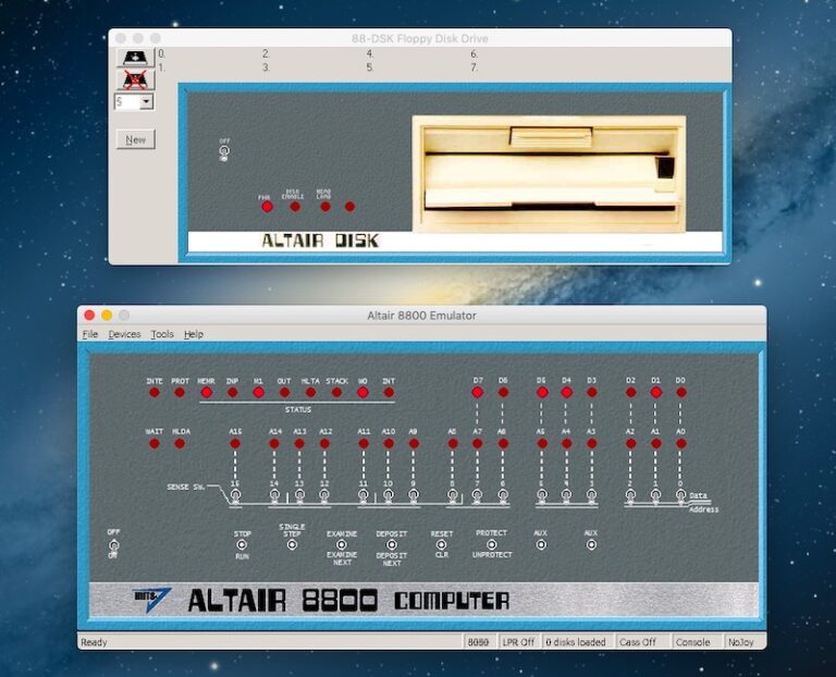 Experiencing the Altair 8800 - GlassTTY